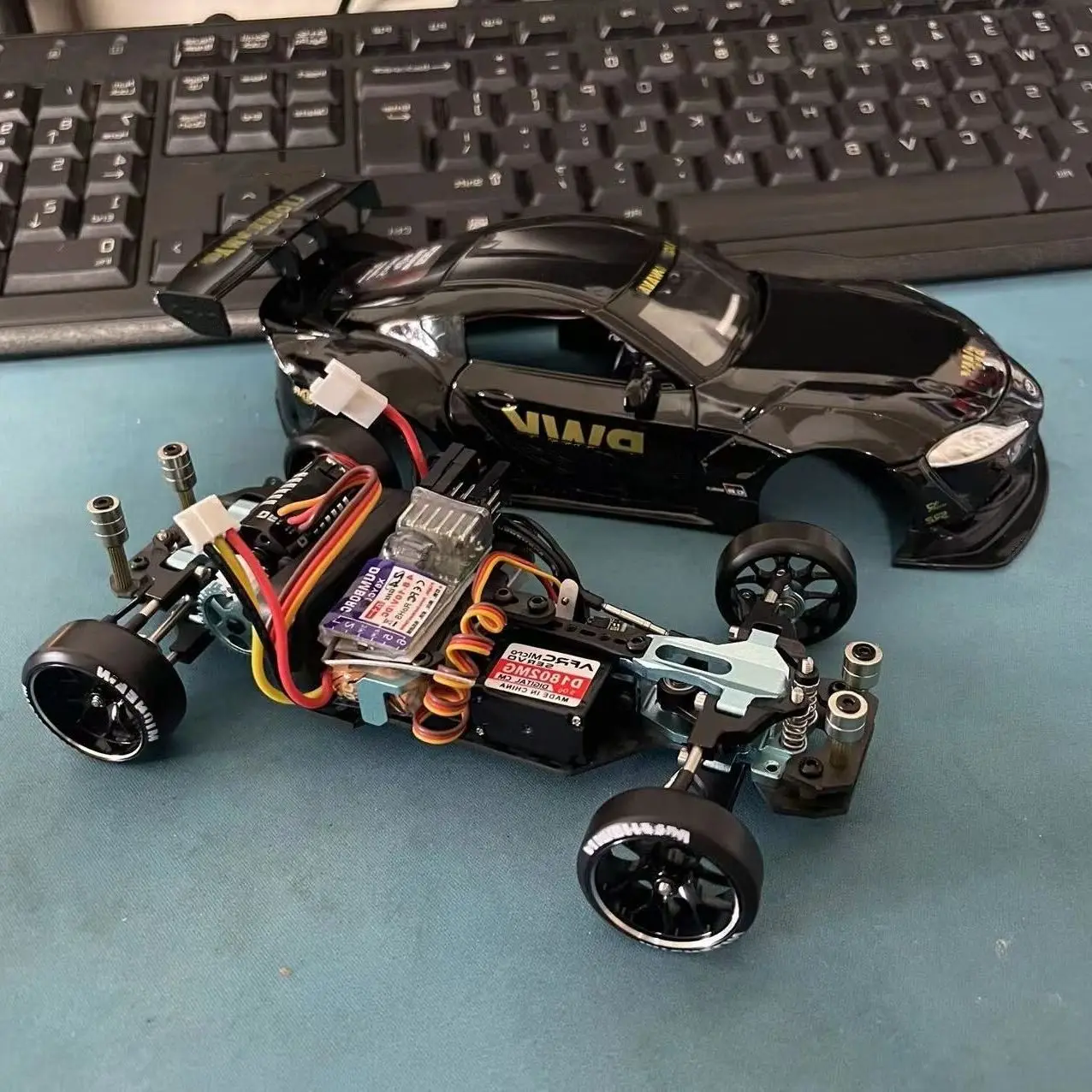 TG RACING RWD 후방 구동 드리프트 레이싱 RC카, 1/24 1/28 RTR 버전, 브러시리스 ESC 모터 전자 장비