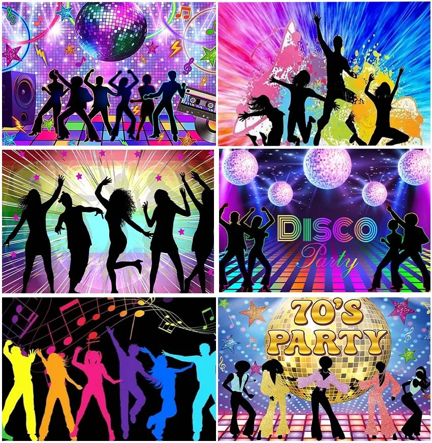 Disco-Party-60s-70s-80s-Photography-Backdrops-Retro-Ball-Let-s-Glow ...