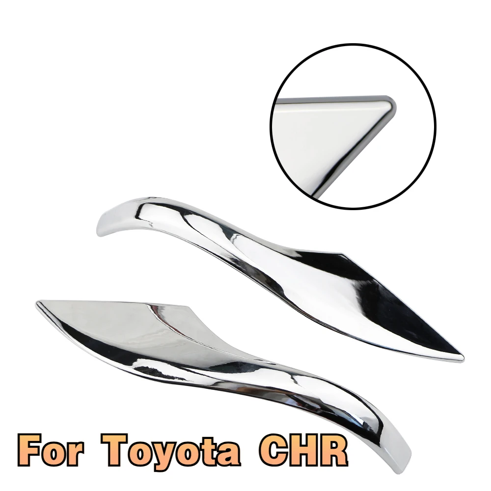 2Pcs-ABS-Chrome-Car-Rearview-Mirror-Anti-Scratch-Cover-Sticker-Trim-for ...