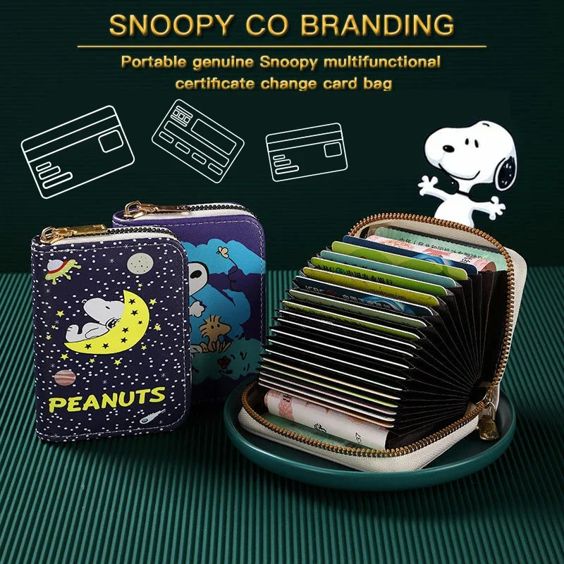 Snoopy-Anti-theft-ID-Credit-Card-Holder-Fashion-Women-s-9-Cards-PU ...