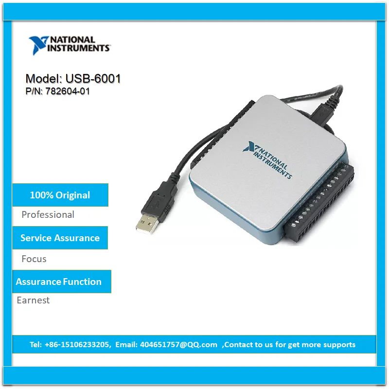 Ni Usb-6001 782604-01 Multifunctional Data Acquisition Card - Pc ...
