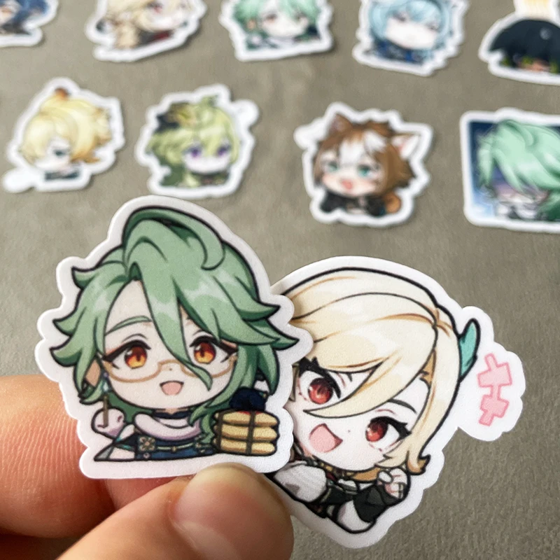 40pcs-Genshin-Impact-Sticker-Baizhu-Dehya-Kaveh-Mika-Perfect-Funs-of ...