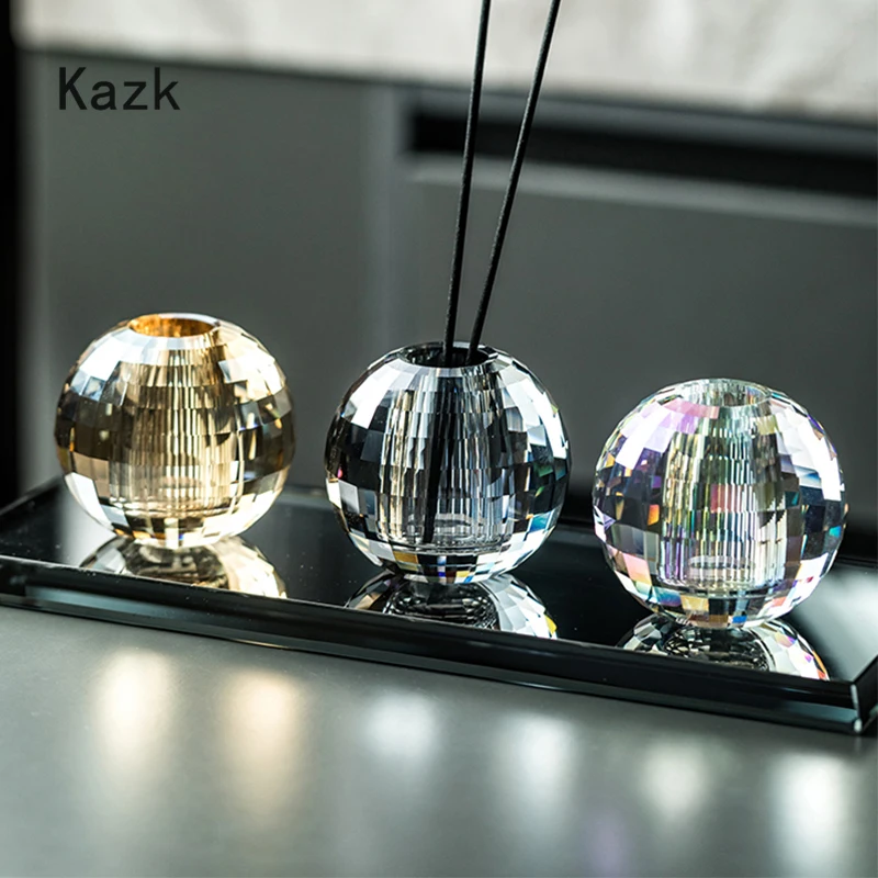 High End Crystal Ball Diffuser Bottle Bathroom Decoration Aromatherapy ...