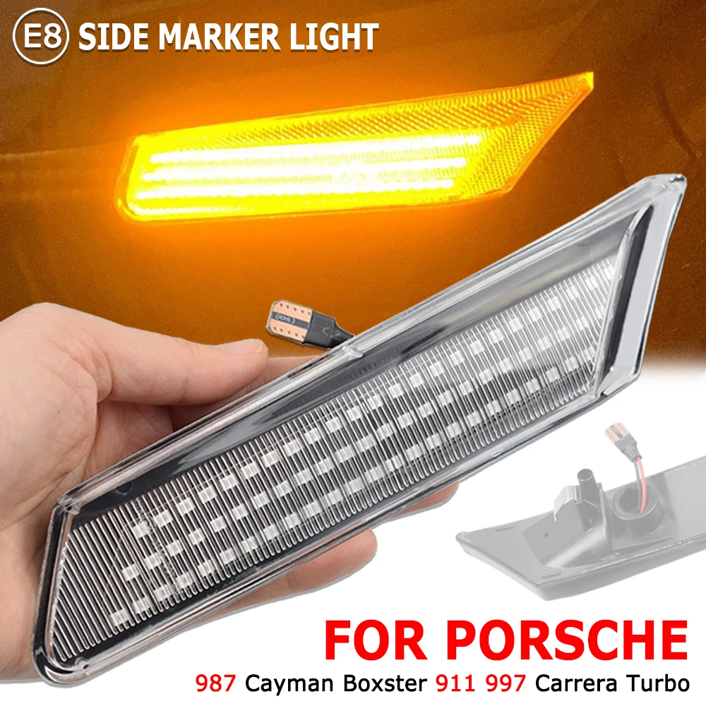 2x-Flowing-Water-Repeater-Indicator-Dynamic-LED-Side-Marker-Turn-Signal ...