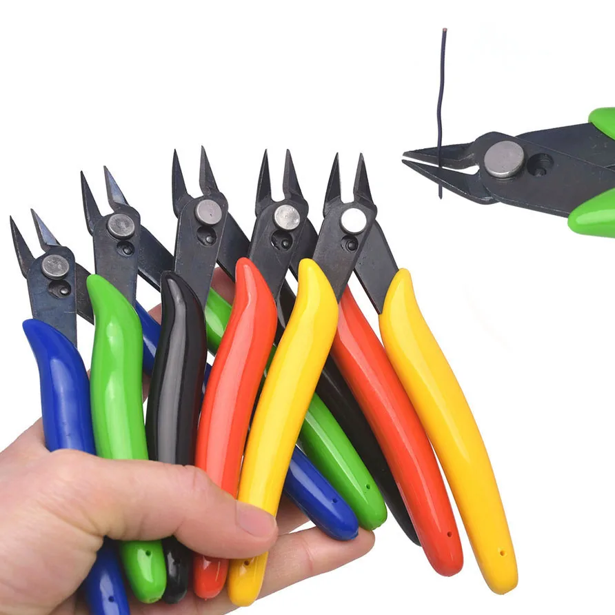 Electrical Cutting Plier Wire Cable Cutter Side Snips Flush Plier ...