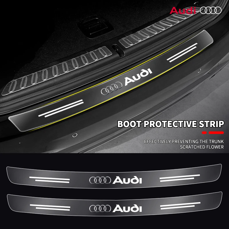 Car-Rear-Bumper-Trunk-Guard-Stickers-Accessories-For-Audi-Sline-TT-Q2 ...