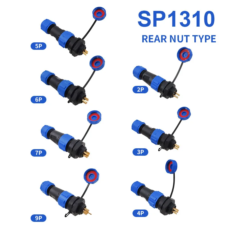 SP1310-SP1312-waterproof-connector-SP13-2pin-3pin-4pin-5pin-6pin-7pin ...