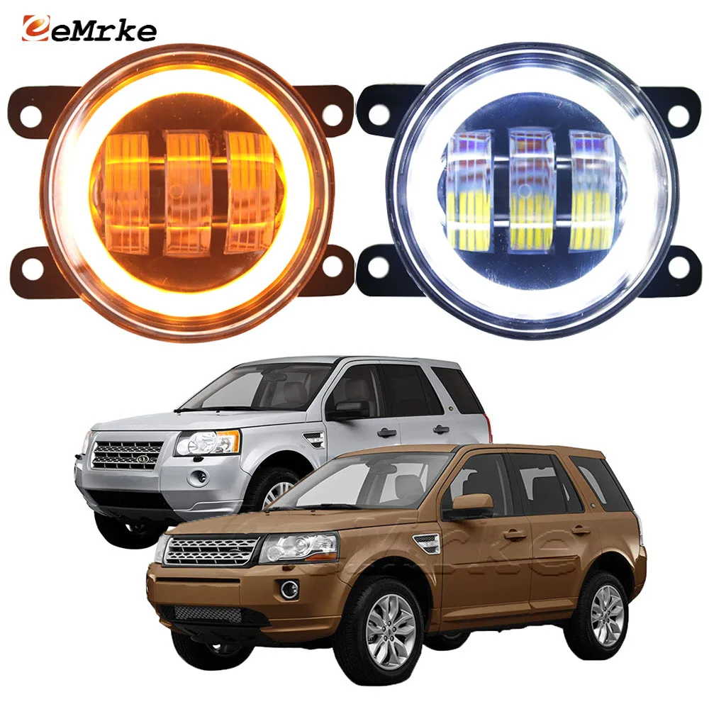 2Pcs-Led-DRL-Angel-Eye-for-Land-Rover-Freelander-II-2-LR2-L359-2006 ...