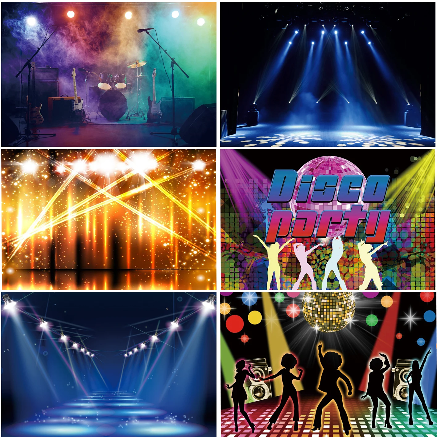 Music-House-Show-Spotlight-Stage-Shiny-Bokeh-Background-For-Birthday ...