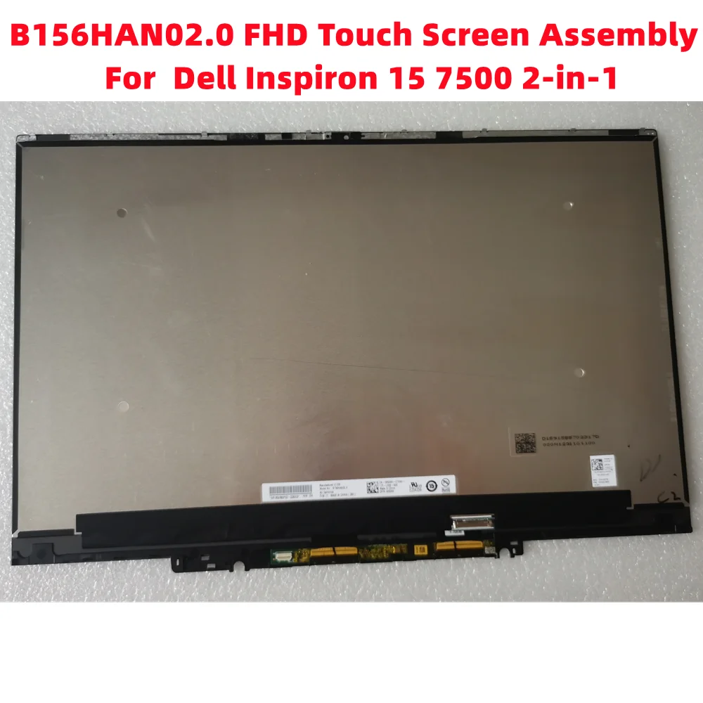 15.6" Replacement Display LCD Touch Screen 08536H X03GC2 B156HAN02.0 ...