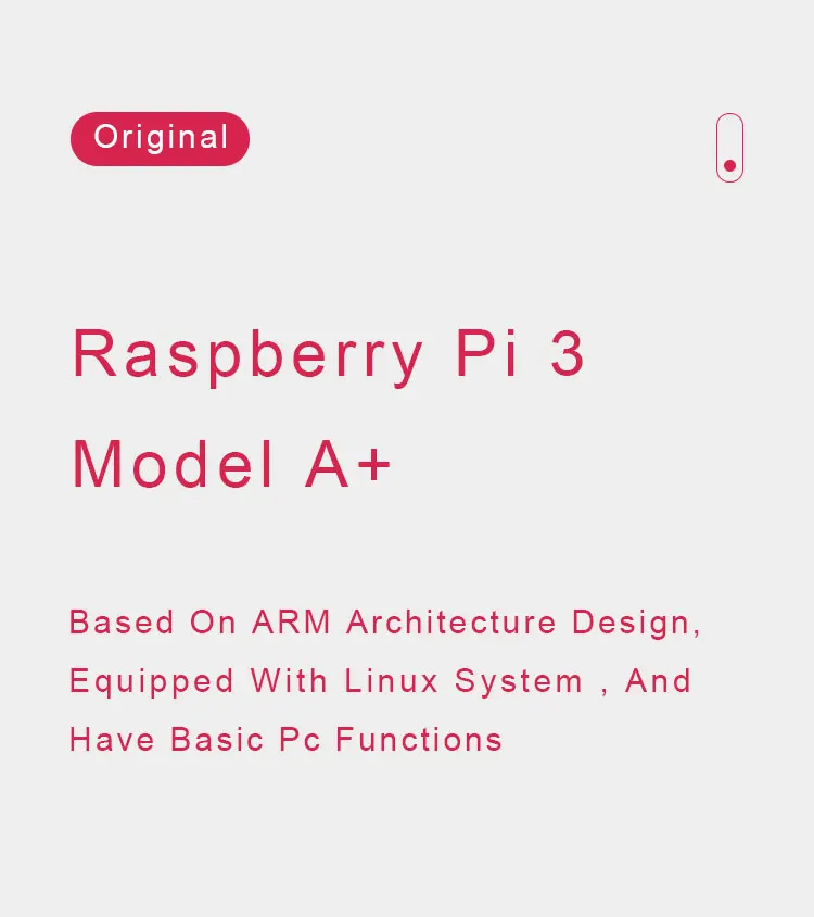 RPI 3A Plus Board - Raspberry Pi 3 Modèle A + Plus 4 Cœurs, Cpu, 512 Mo ...