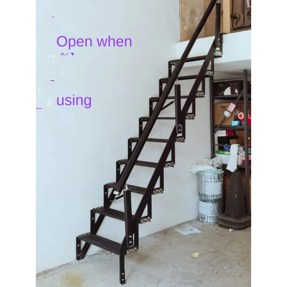 Customized-wall-mounted-folding-staircase-for-indoor-and-outdoor ...