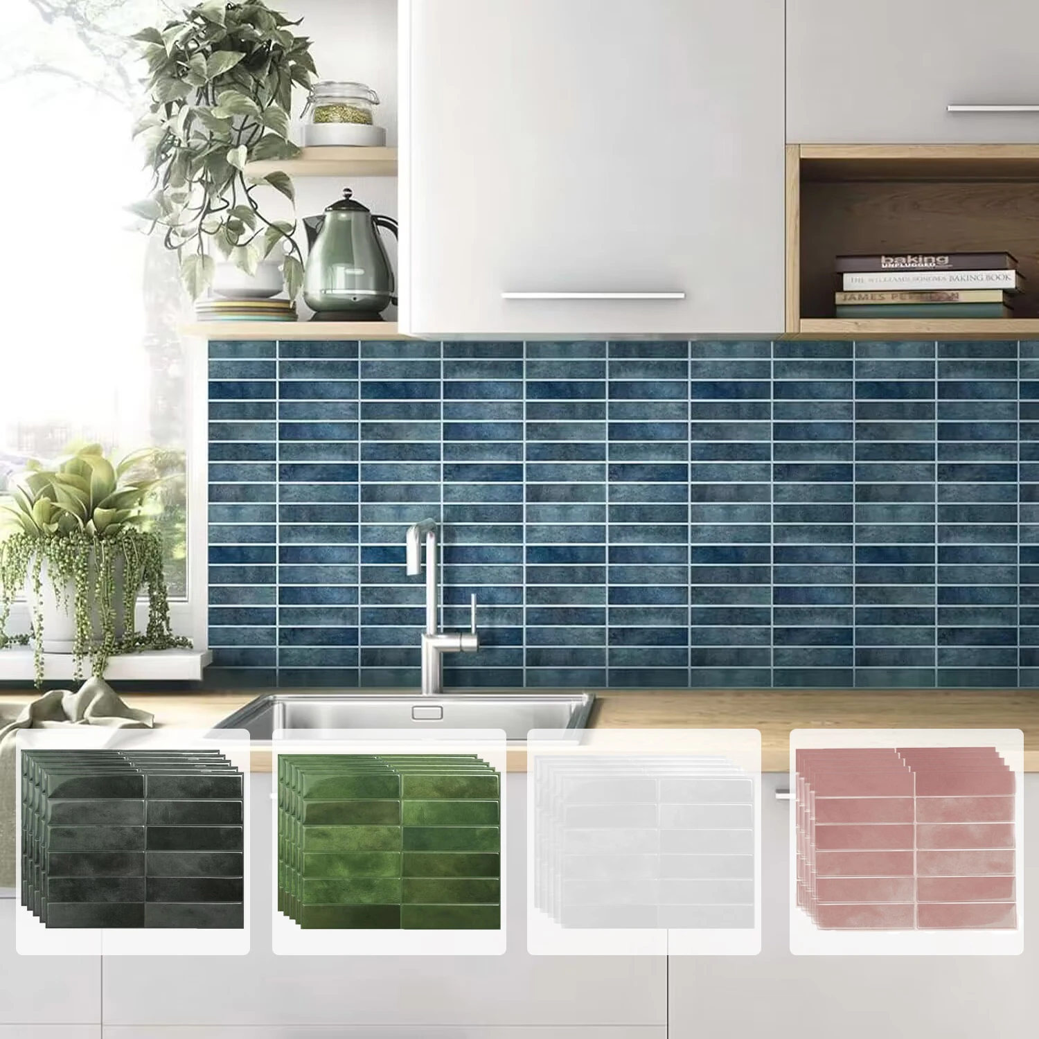 5-Sheets-Stick-Backsplash-Tile-3D-Self-Adhesive-Peel-and-Stick ...