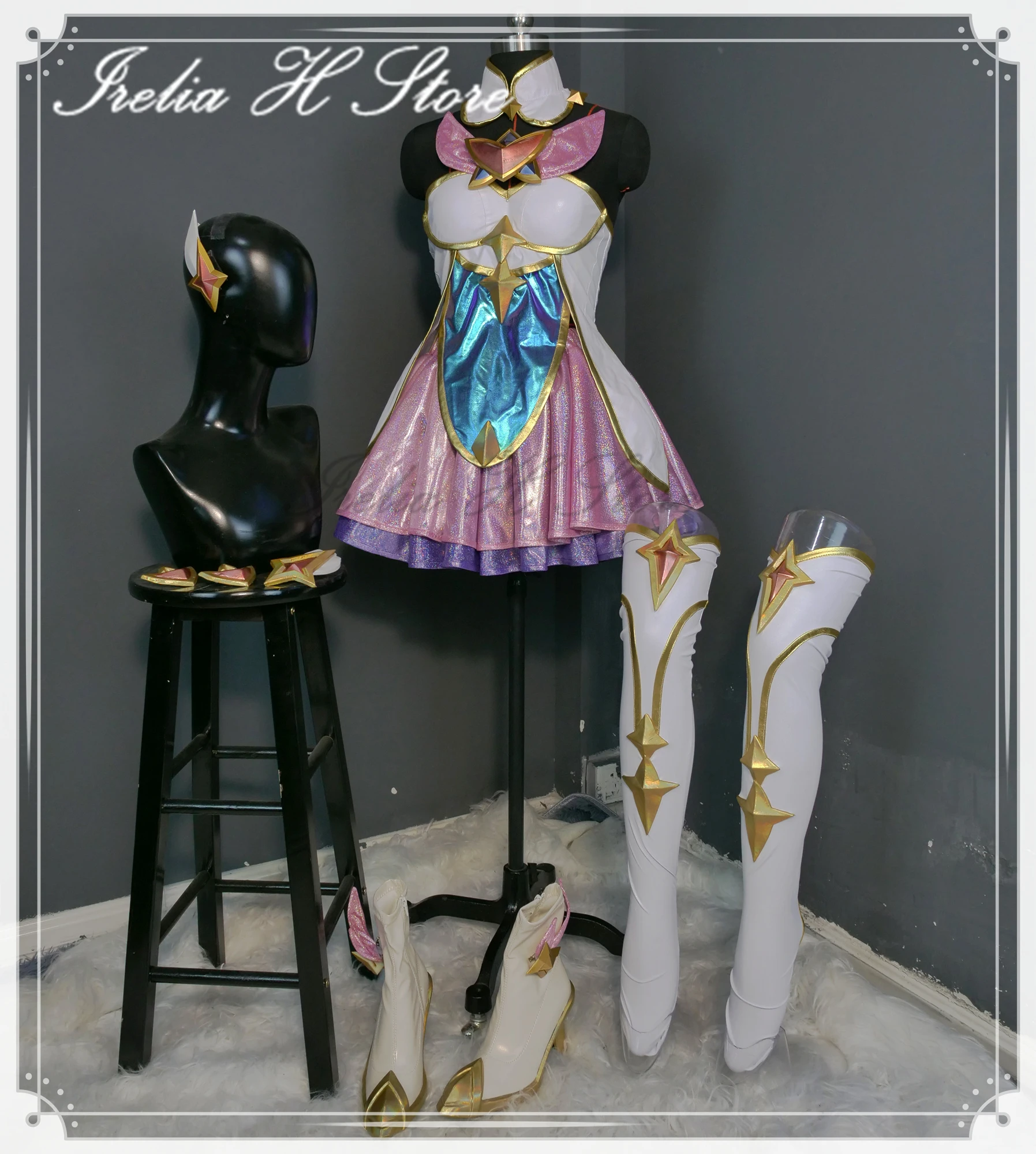 Irelia H Store LOL Kaisa Star Guardian Kaisa Cosplay Costume Full set ...