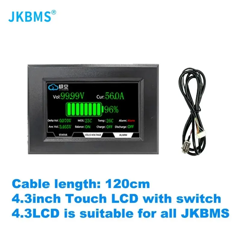 JKBMS-accessory-4-3-inch-LCD-display-suitable-for-all-JK-BMS-models ...