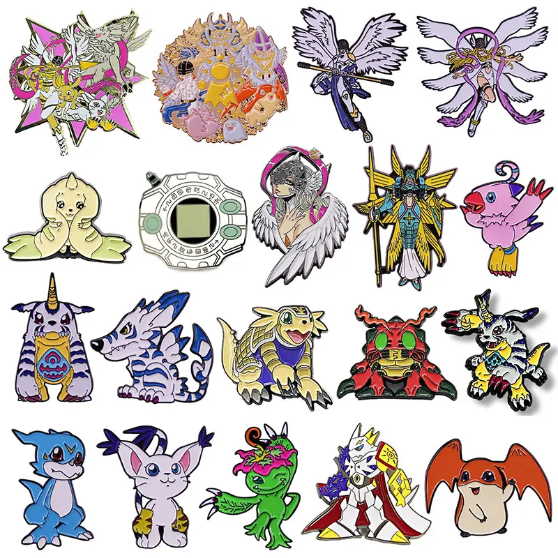 Digimon-Adventure-Games-Enamel-Pins-Cartoon-Anime-Seraphimon-Metal ...