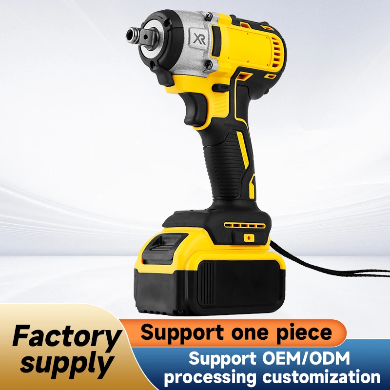 1pc-yellow-lithium-electric-wrench-with-high-torque-for-impact-wrenches ...