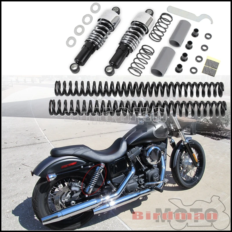 Motorcycle-49mm-10-5-Steel-Shock-Absorbers-Slammer-Lowering-Kit-for ...