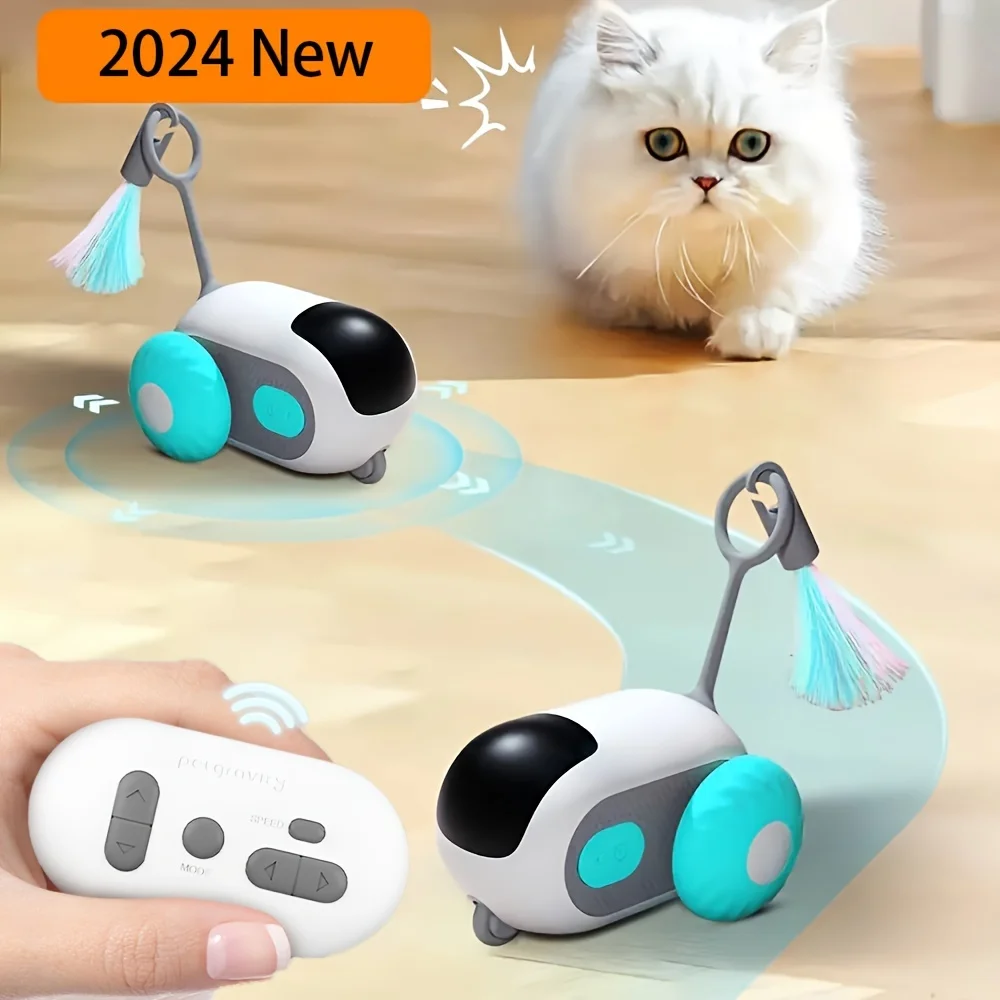 1pc-Smart-Gravity-Cat-Toy-Car-Engaging-Auto-Drive-with-Realistic-Obstacle-Avoidance-Infrared ...