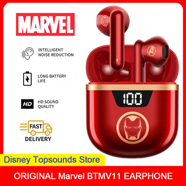 Origina Disney BTMV11 Iron Man TWS Earbuds Smart Touch Gaming Dual ...