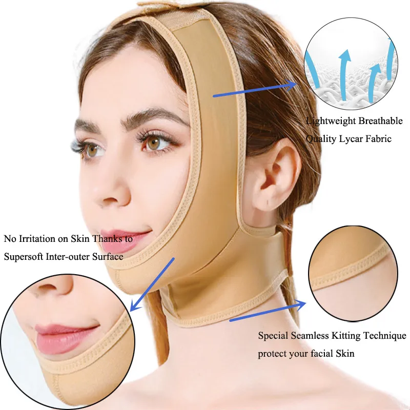 Best-Medical-Grade-Chin-Compression-Garment-After-Facial-Liposuction ...