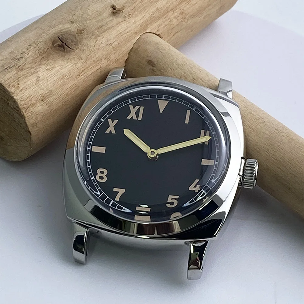 New-47mm-Men-s-watch-Head-Manually-Wound-Mechanical-Movement-Military ...
