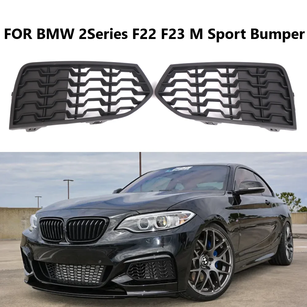 Car-Front-Lower-Bumper-Grill-Honeycomb-Fog-Light-Grille-Cover-For-BMW-2 ...