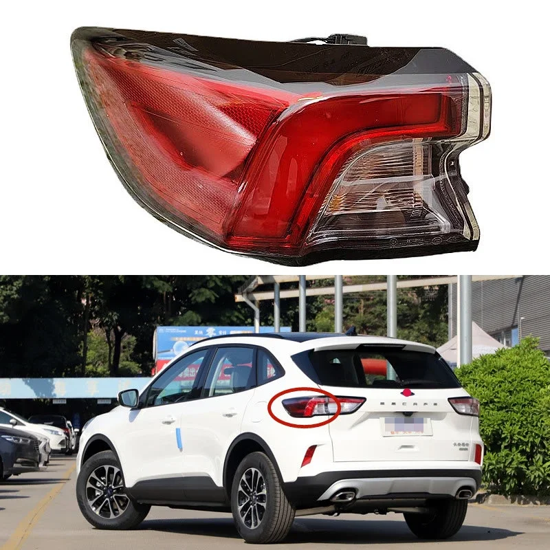 For-Ford-Escape-KUGA-2019-2020-2021-2022-Car-Accessories-Rear-Outside ...