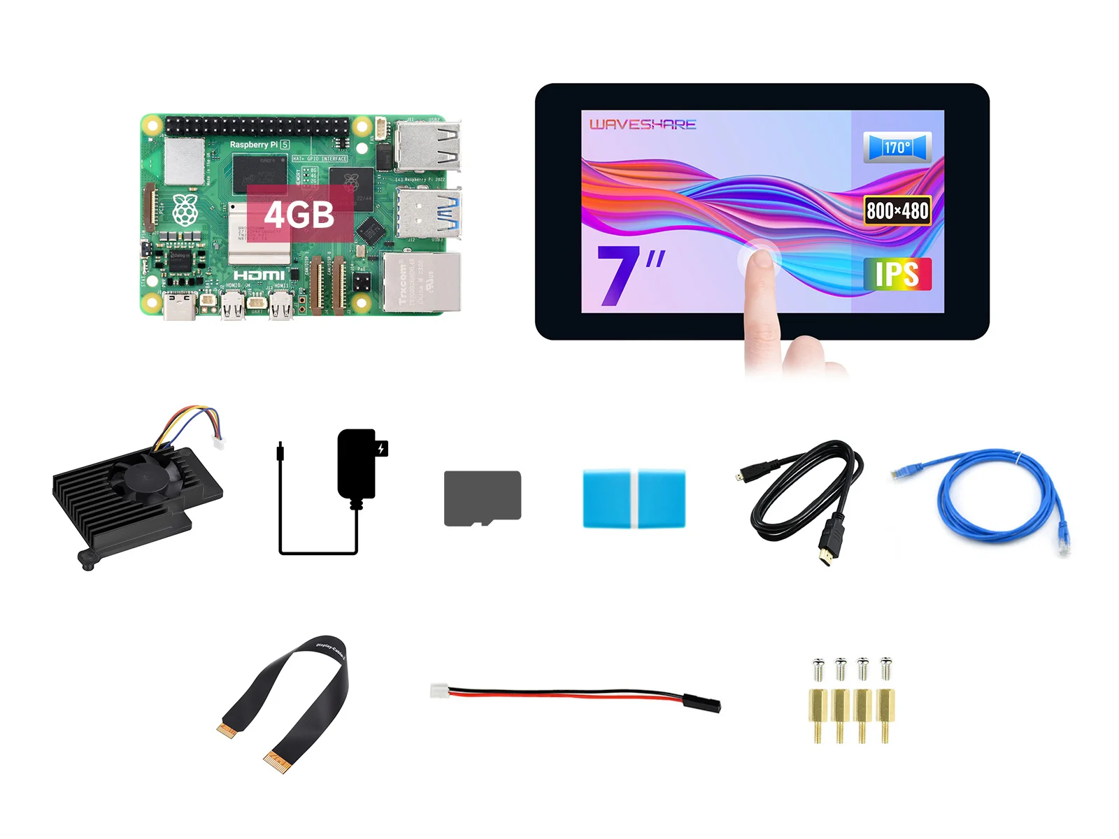 Raspberry-Pi-5-Display-Kit-B-Options-for-2GB-4GB-8GB-RAM-BCM2712 ...