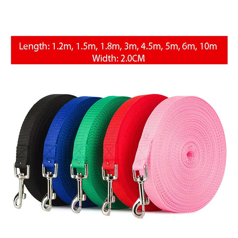Nylon-Dog-Training-Leashes-Walking-Pet-Leash-Long-Lanyard-Traction-Rope ...