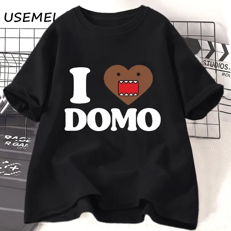 I-Love-Domo-Kun-Gesicht-T-Shirt-Cartoon-Funny-Graphic-T-Shirts-Cotton ...