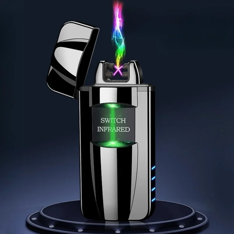 New-Pulse-Plasma-Dual-Arc-USB-Charging-Electric-Portable-Windproof ...