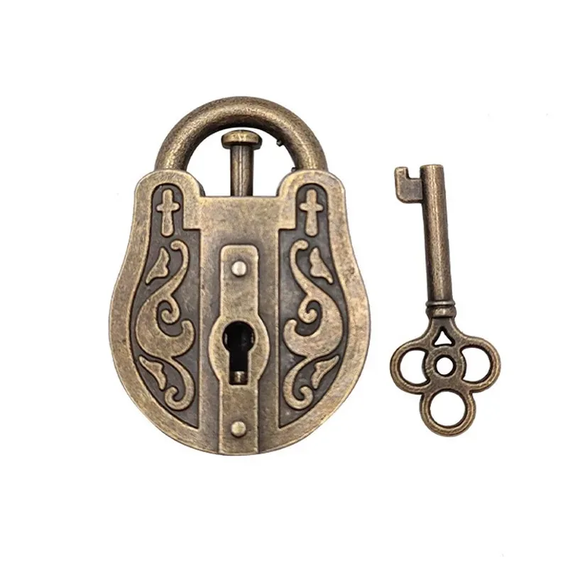 Lock-And-Key-Vintage-Metal-Brain-Teaser-Puzzles-Intelligencia-IQ-Toys ...