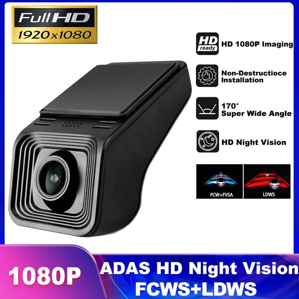 Car-Driving-DVR-Dash-Cam-HD-1080P-Cyclic-Recording-Recorder-Hidden-Type ...