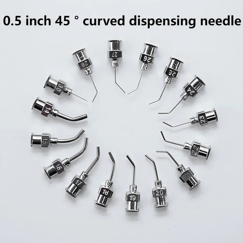 A-o-inoxid-vel-Bending-Needle-45-Graus-Bent-Metal-Injection-Needle ...