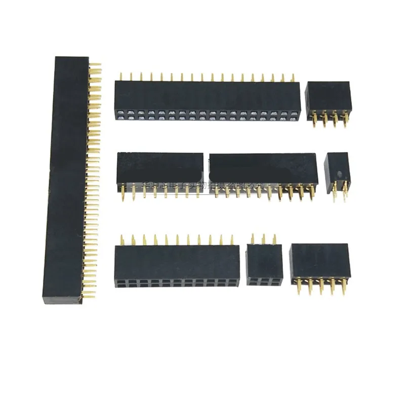 10PCS-2-54mm-Double-Row-Female-2-40P-Breakaway-PCB-Board-Pin-Header ...