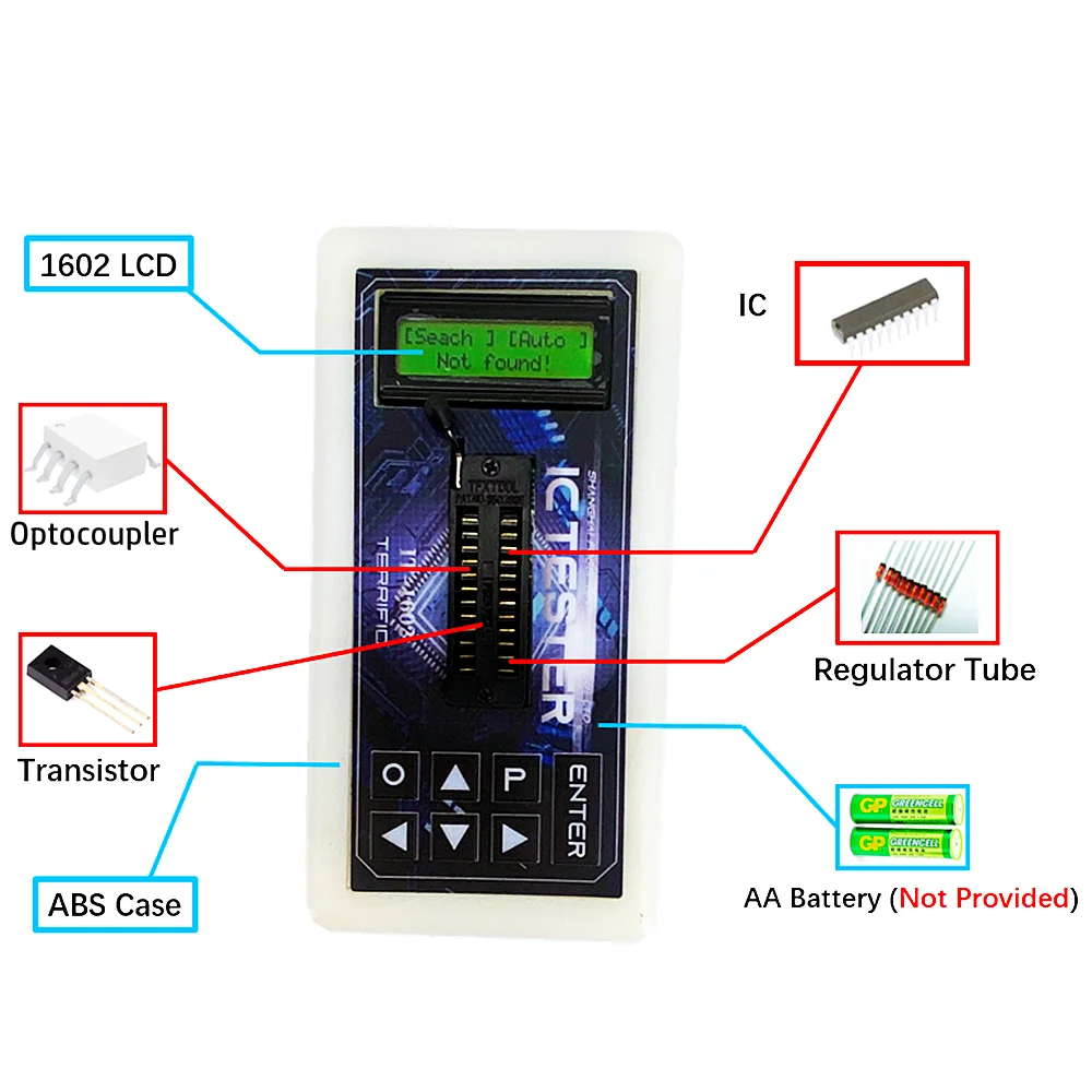 Integrierte Schaltung IC Chip Tester Transistor Optokoppler, 49% OFF