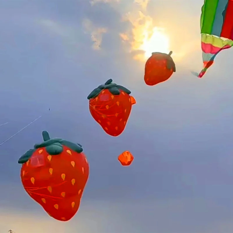 free-shipping-5m-strawberry-kite-large-adult-Kite-wind-pointer-kites ...