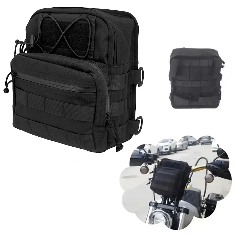 Universal-Motorcycle-Handlebar-T-Bar-Bag-Club-Style-Traveller-Handle ...