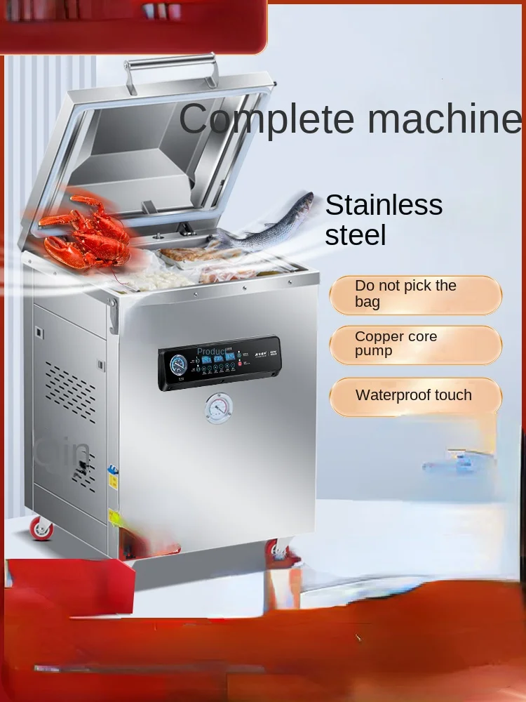 Stainless-Steel-Commercial-Full-Automatic-Cooked-Food-Packaging-Machine ...
