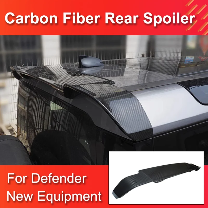 Dry-Carbon-Fiber-Rear-Spoiler-for-Land-Rover-Defender-90-110-2020-2024 ...