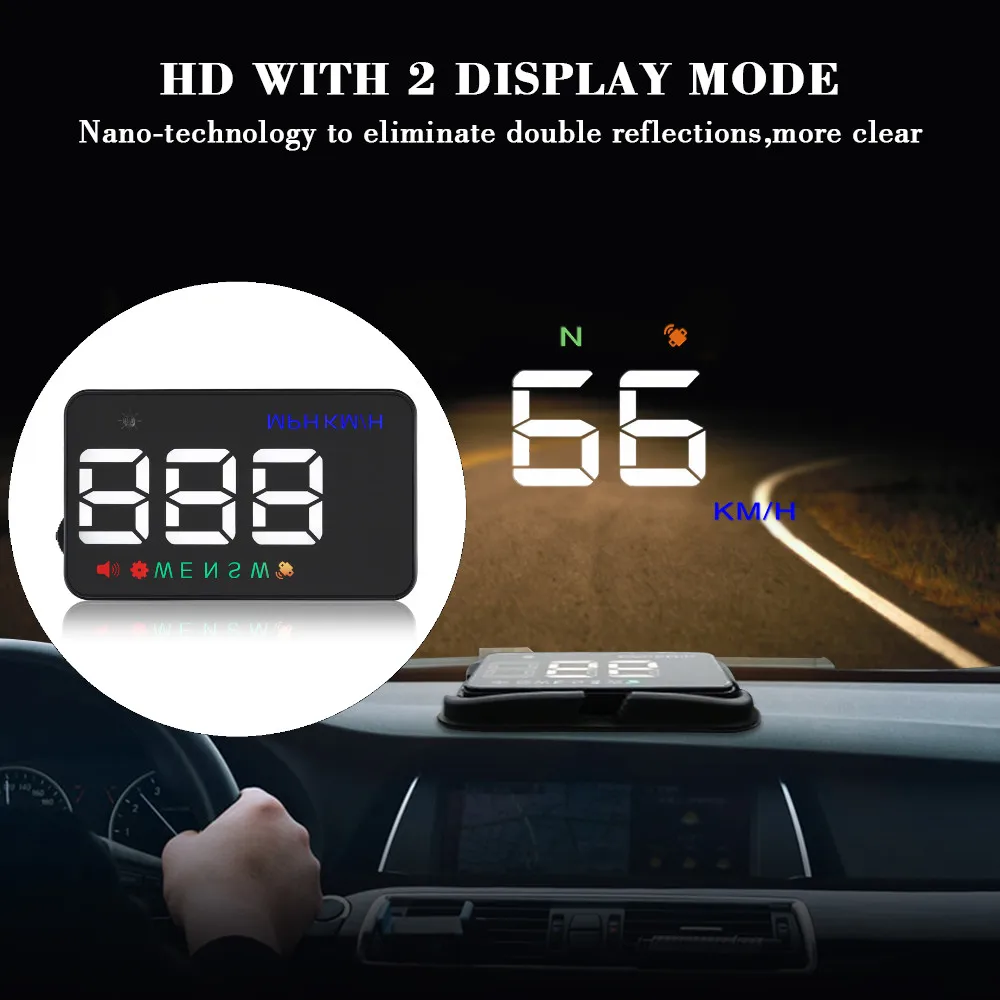 A5-Universal-HUD-GPS-Car-Head-Up-Display-Speedometer-MPH-KM-H-On-Board ...