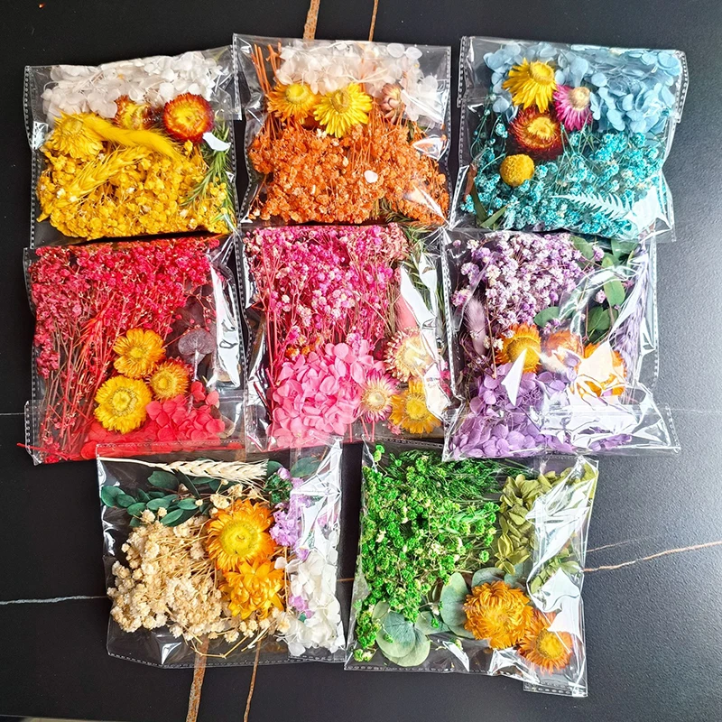 Real-Dried-Flowers-Natural-Preserved-Flowers-Material-Package-for-Epoxy ...