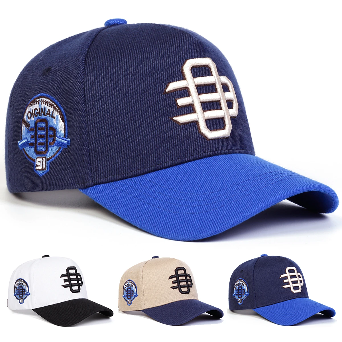 Unisex OE Side 91 Embroidery Baseball Caps Spring and Autumn Outdoor ...