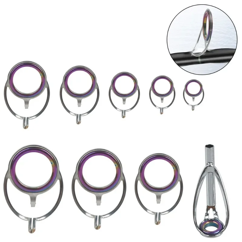 Fishing Rod Tip Guide Repair Kit Fishing Rod Guide Ring tip top ...