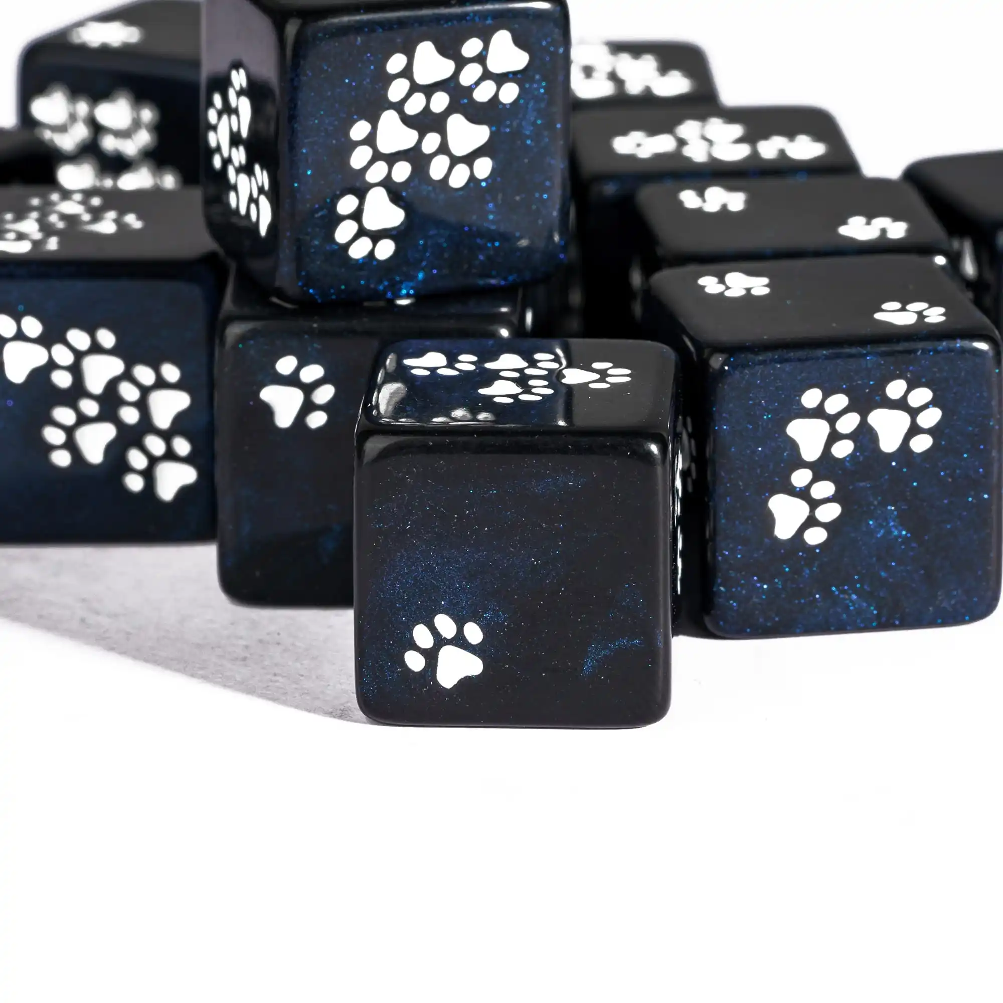 Cusdie-7Pcs-D6-Dice-Cute-Cubic-Dices-6-Sided-Cat-Claw-Dice-16mm ...
