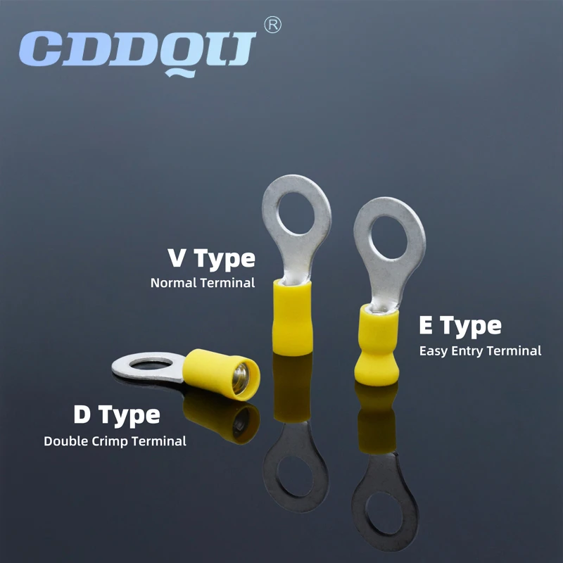 Copper Insulated Ring Terminal | Copper Press Eyelet Connector ...