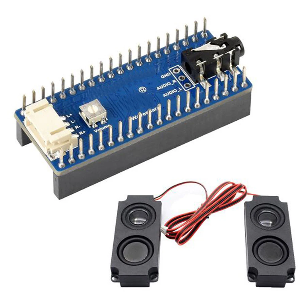 RPI pico Audio Expansion Board Module Stereo Decoder with Speaker ...