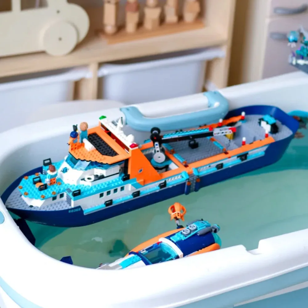 Arctic-Explorer-Ship-Model-Compat-vel-60368-Building-Block-Brinquedos ...