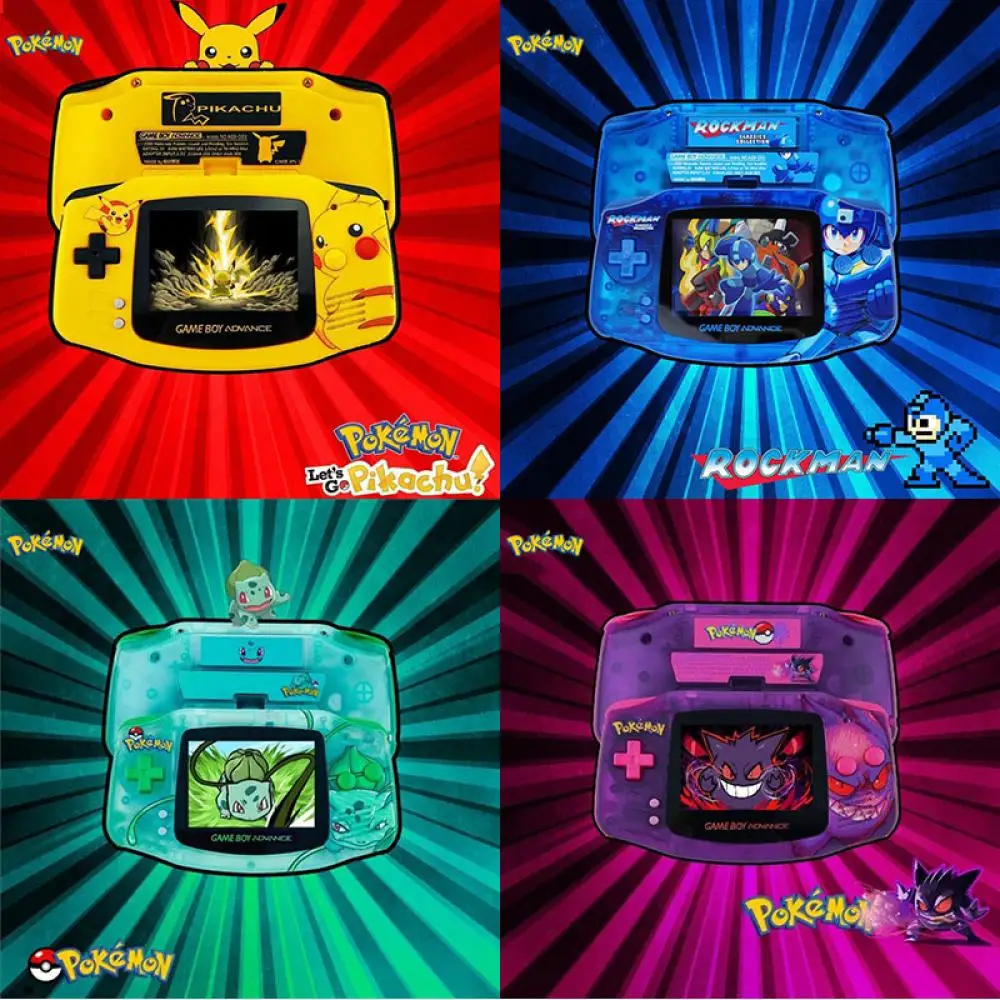 Gbasp-Nintendo-Gameboy-Advance-Color-Game-Console-Pokemon-Pikachu-Anime ...